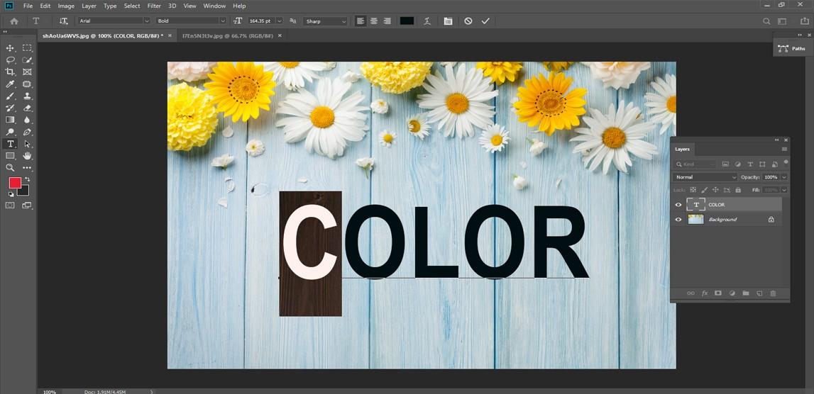 How to Choose Text Colors from Images in Photoshop? - Clipping Images